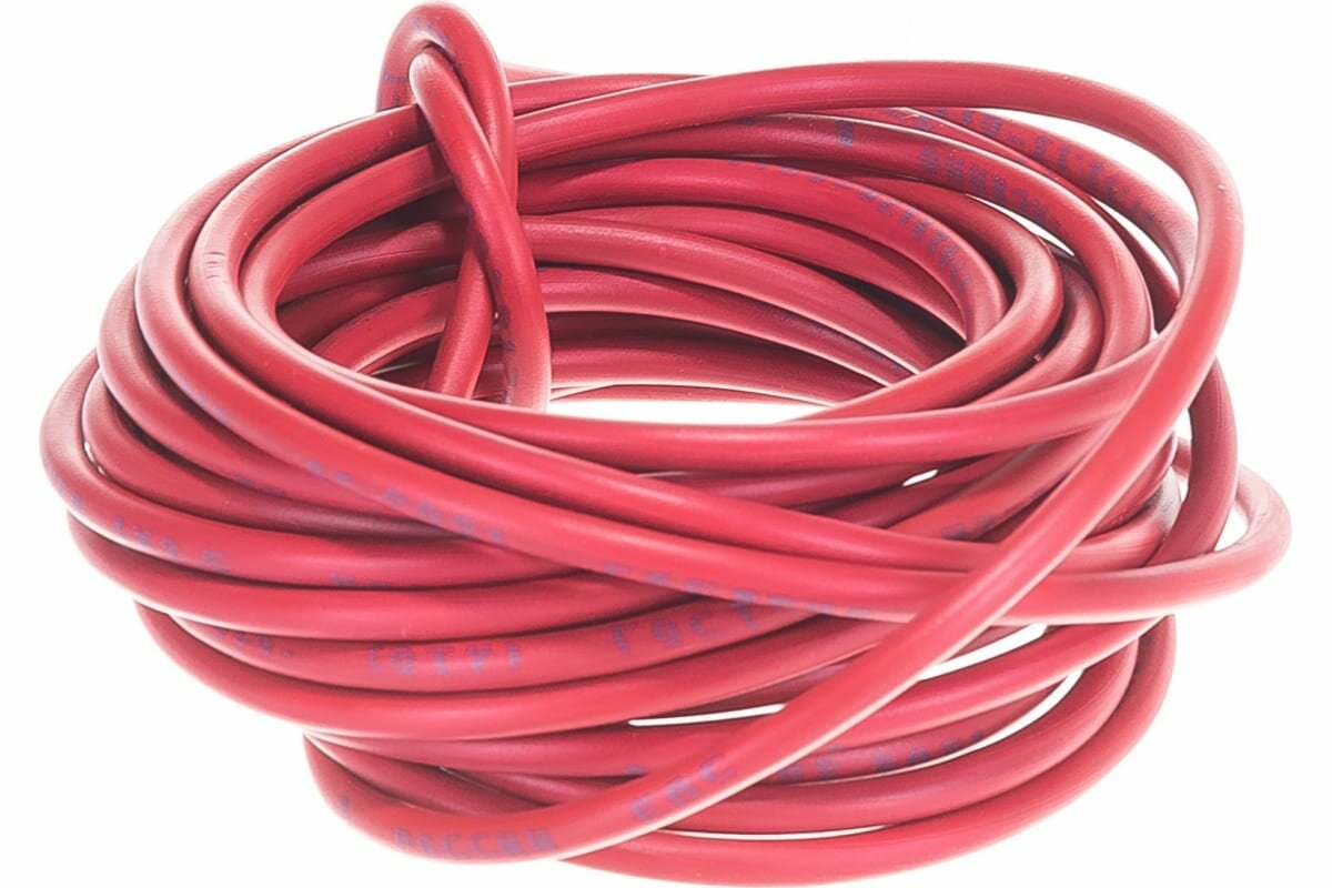 ПУГВ Торкабель Провод 2,5 мм² красный, 5 м, кабель для электропроводки внутри помещений