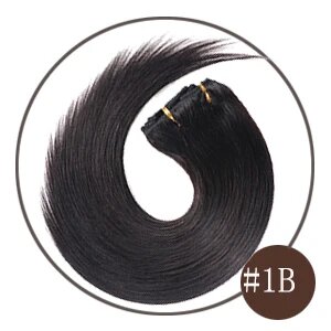 Doreen Hair Европейские волосы шелковистые прямые заколки для наращивания темно-коричневые 7 шт.