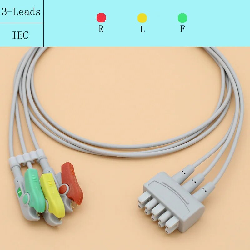 ECG Trunk Cable GE-Marquette 11P 3 Leads зеленый