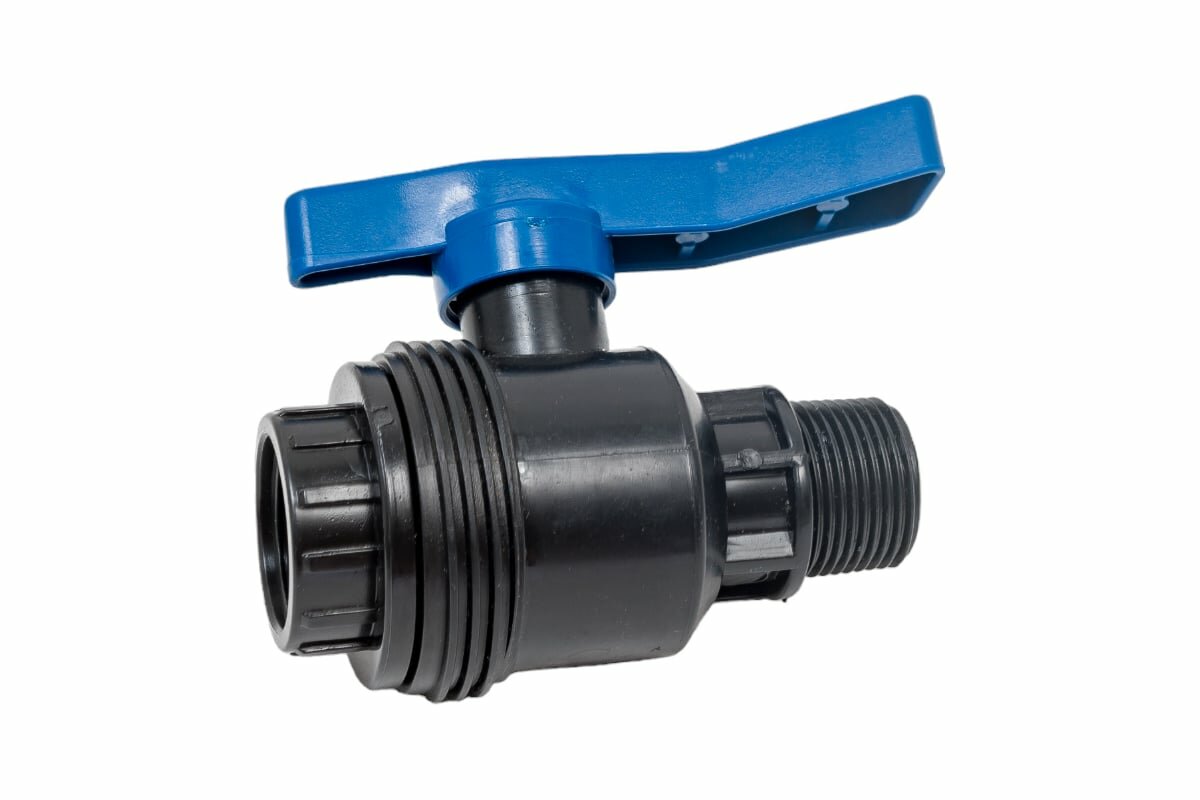 LAMMIN Кран для пэ труб нв 3/4" 180/10 Lm34104000020