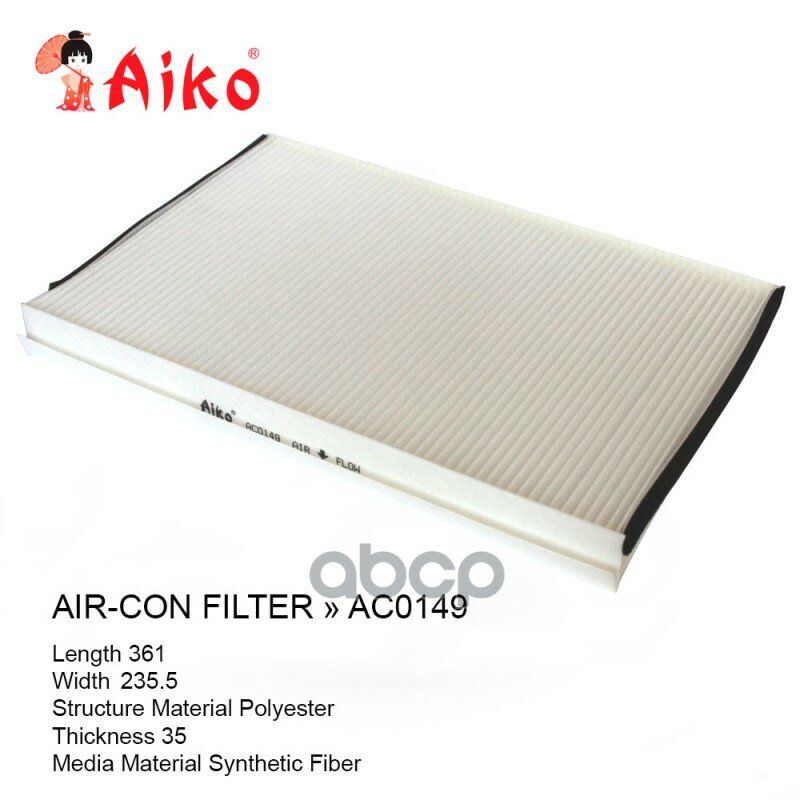 Фильтр салона AIKO арт. AC0149