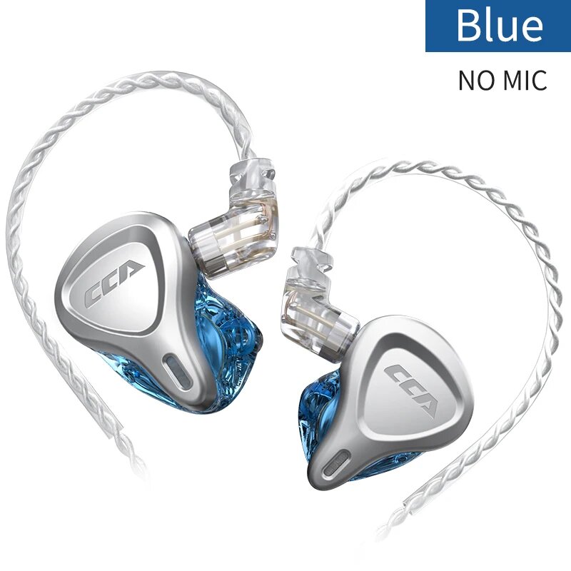 CCA CSN проводные наушники гибридный драйвер Синий, CSN Blue No MIC