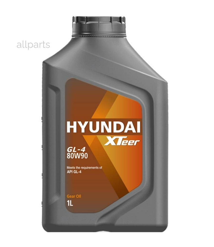 HYUNDAI-XTEER 1011018 Масло трансмиссонное Xteer Gear Oil-4 80W90 1л