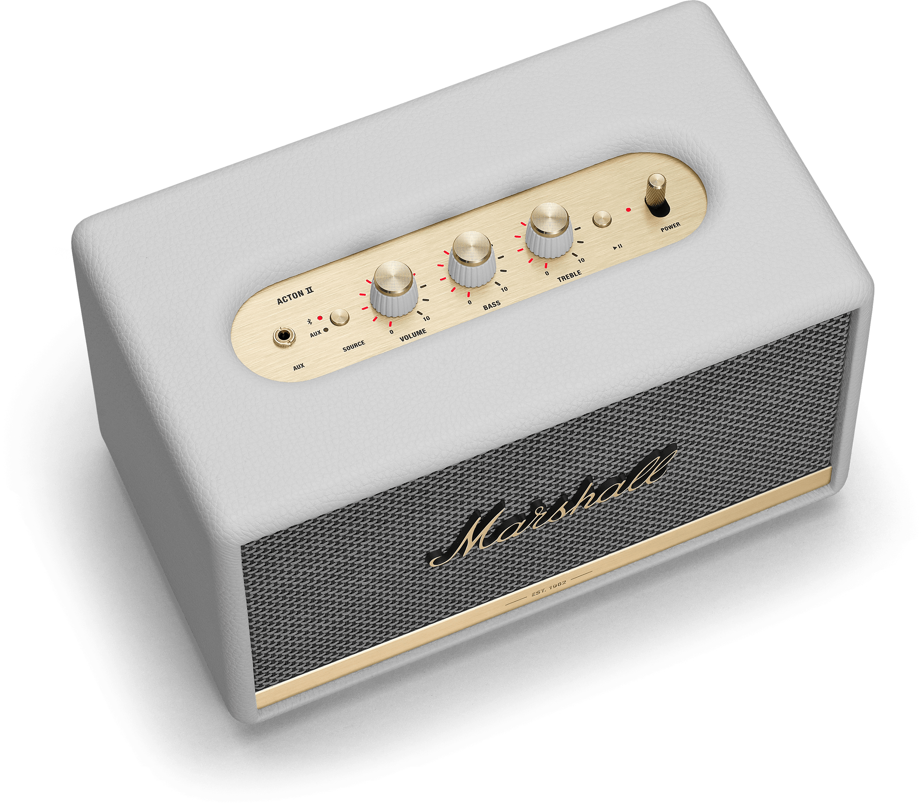 Колонка Marshall Acton II, 60 Вт, белый, кнопочное и сенсорное управление