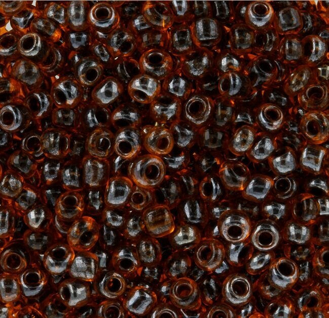 Бисер круглый Zlatka art: GR2229-11 коричневый 10 гр. 1шт.