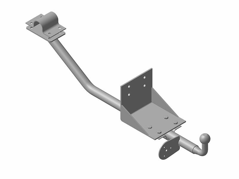 Фаркоп AvtoS для ГАЗ 2217,2752 (кроме 4х4) с унив. электрикой и сертификатом, арт.(GAZ-04+electr)