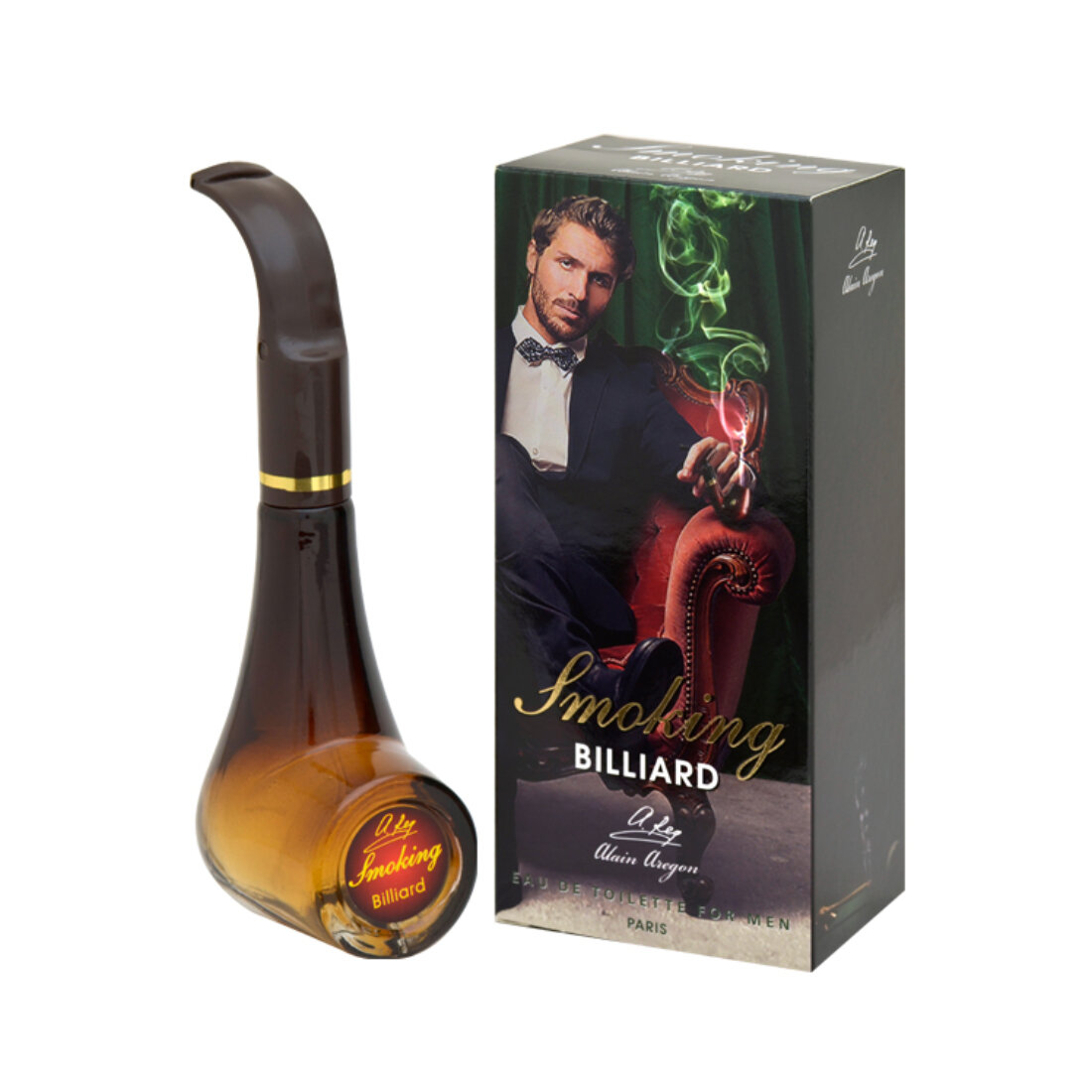 Туалетная вода мужская Alain Aregon Smoking Billiard 63мл