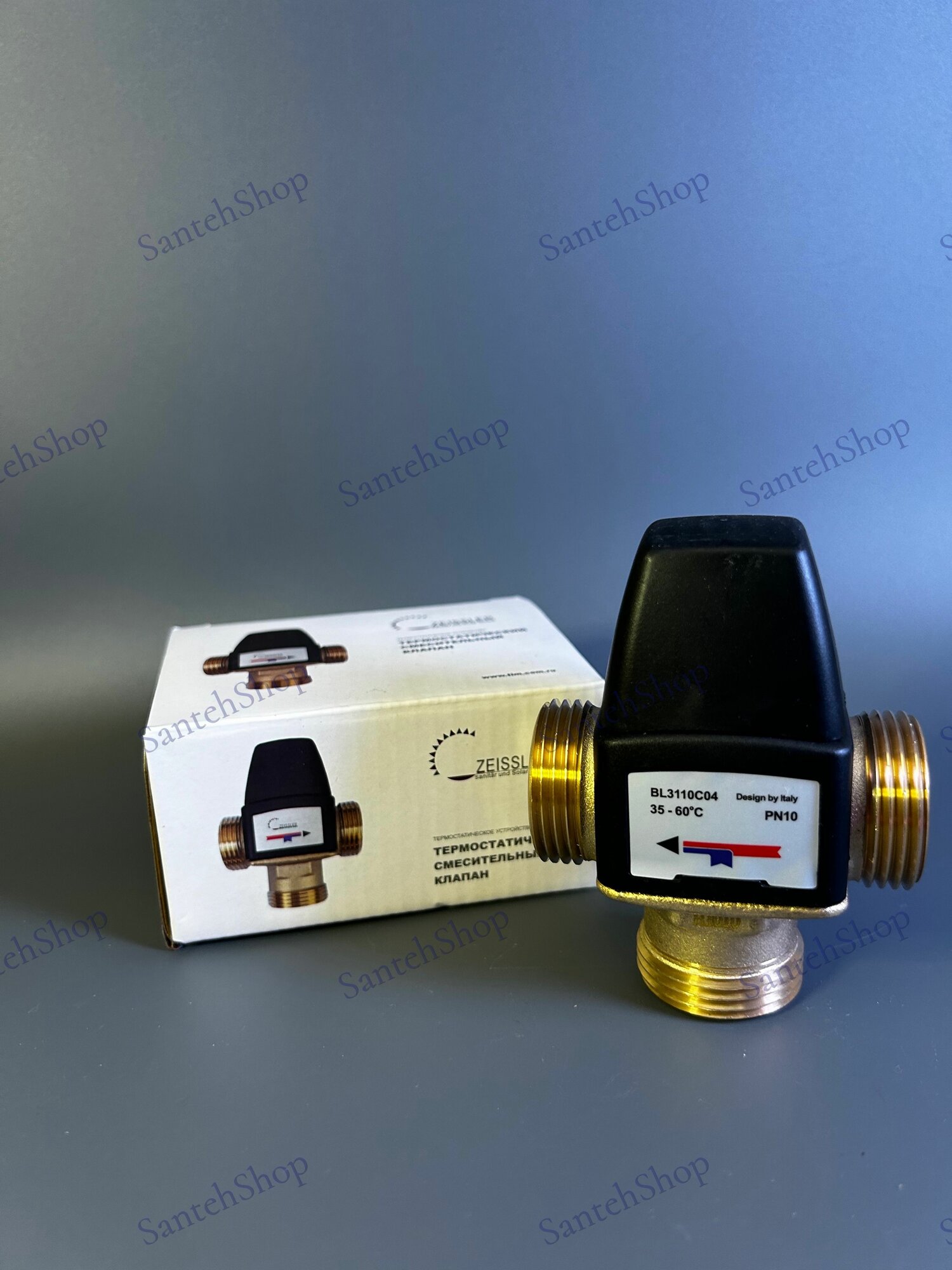 Термостатический смесительный клапан 1" ZEISSLER (35-60) BL3110C04
