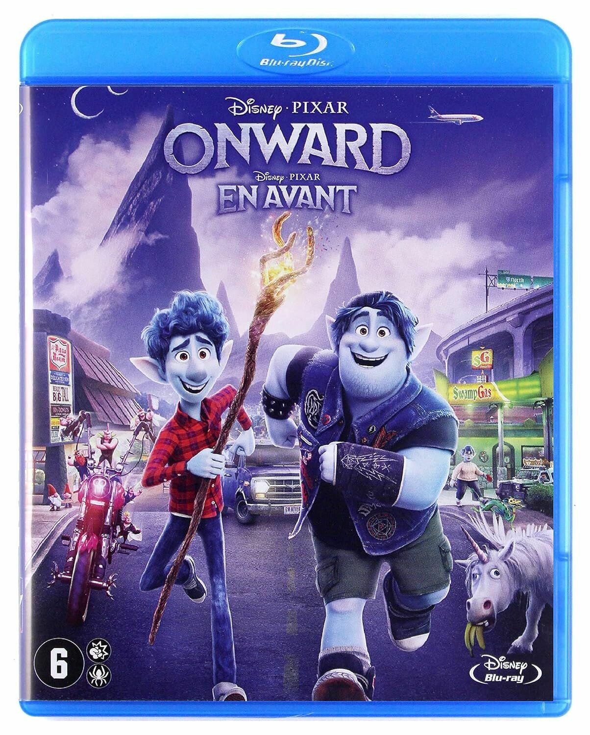 Вперед (2020) Blu-ray (блю рей) мультфильм Pixar