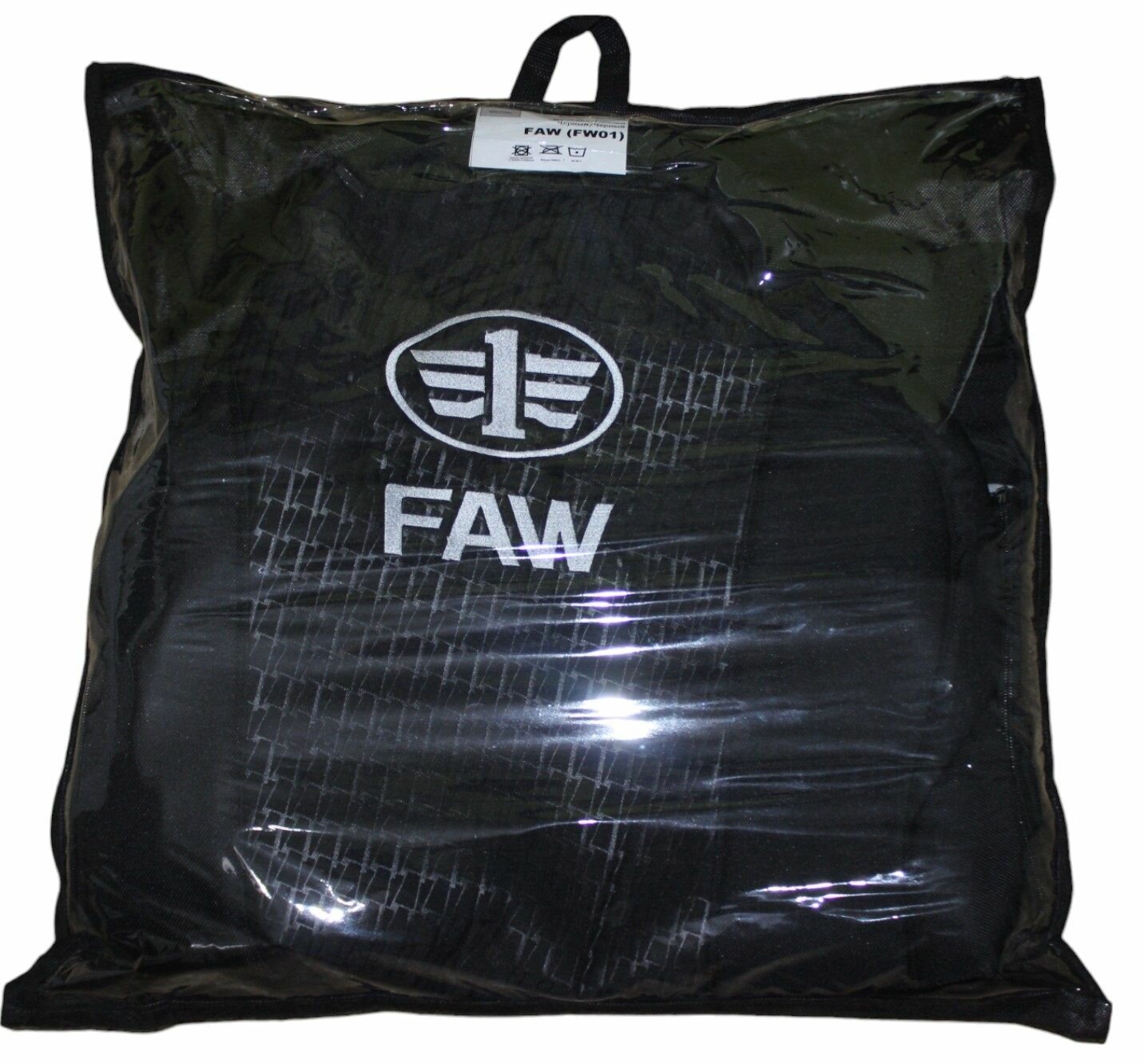 Чехлы на сиденья FAW J6 (жаккард/гобелен - черный)