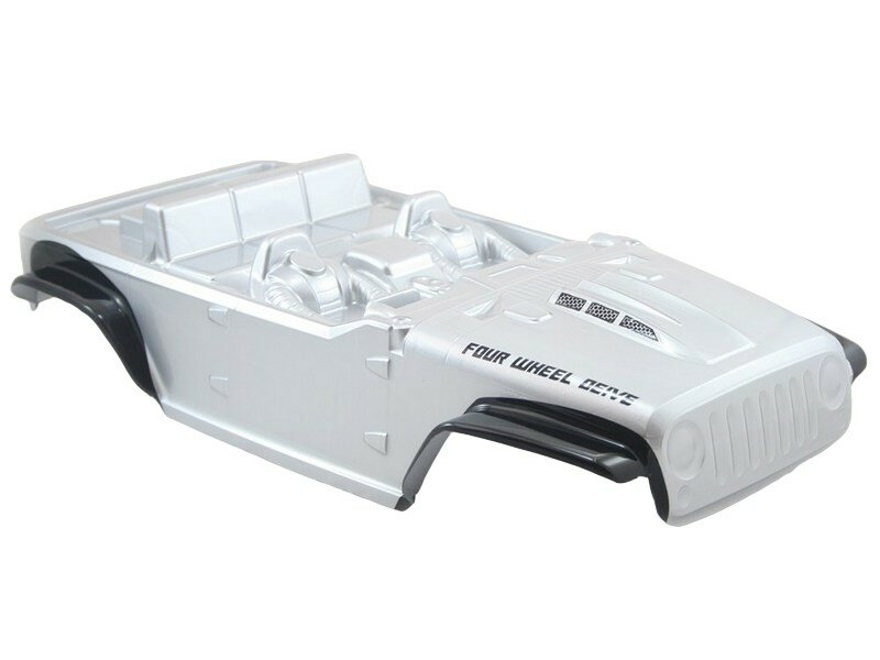 Кузов серебристый для краулера Remo Hobby Open-Topped Jeeps 1/10