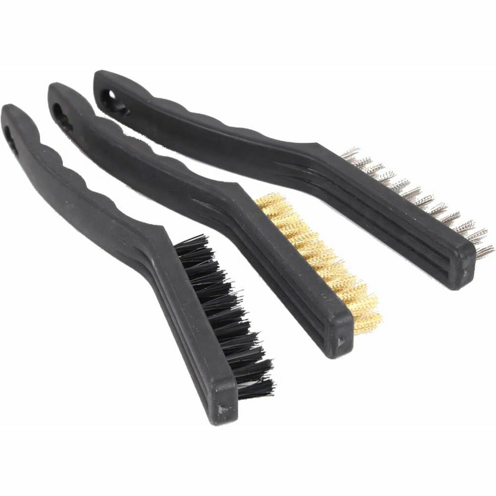 Набор больших металлических щеток 3 шт. MATRIX 74863, сталь