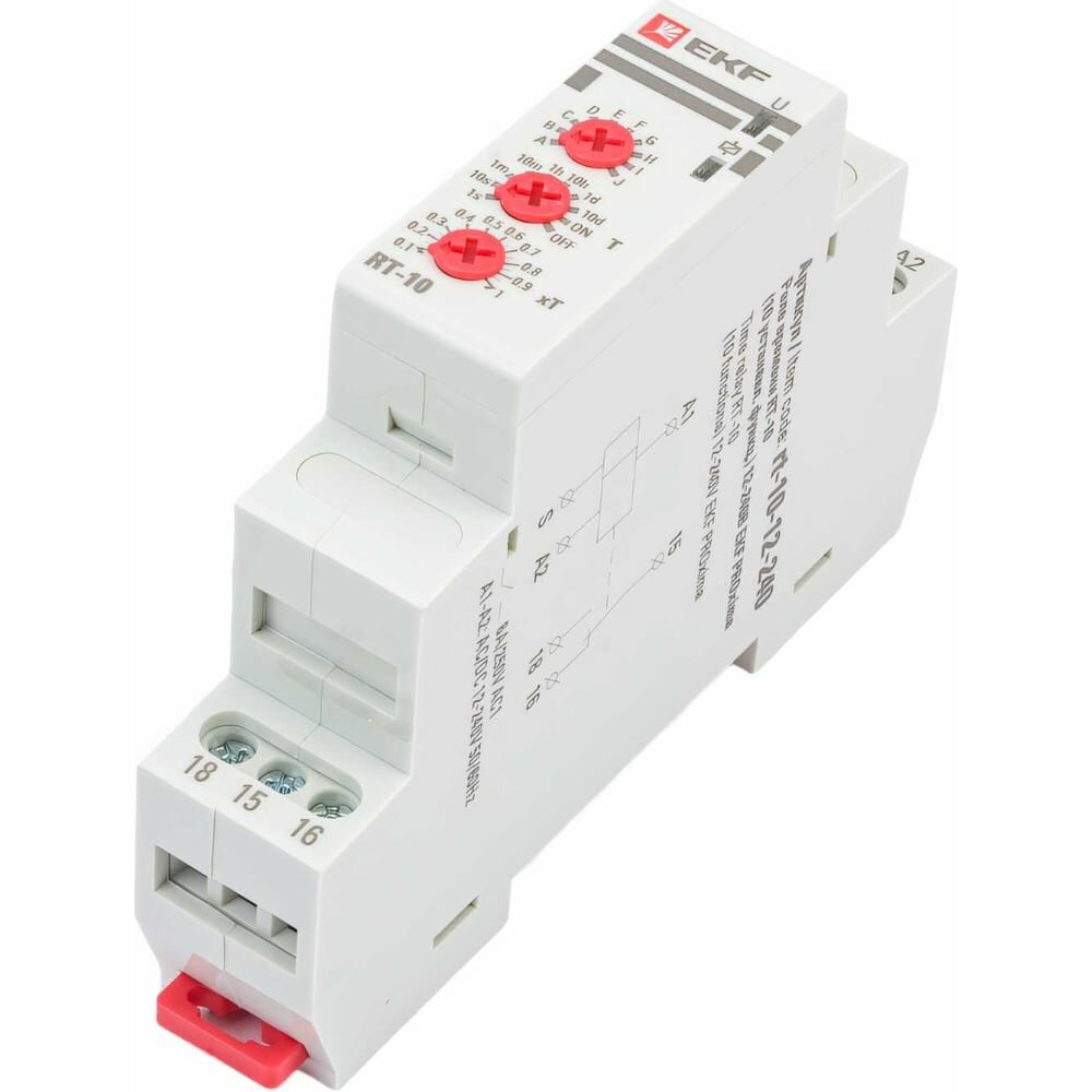 Реле времени EKF RT-10 12-240В, PROxima rt-10-12-240