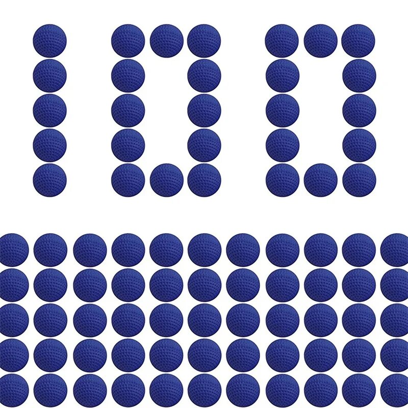 FRENSIT Пули для Nerf Rival 100 шт. Темно-синий, Blue