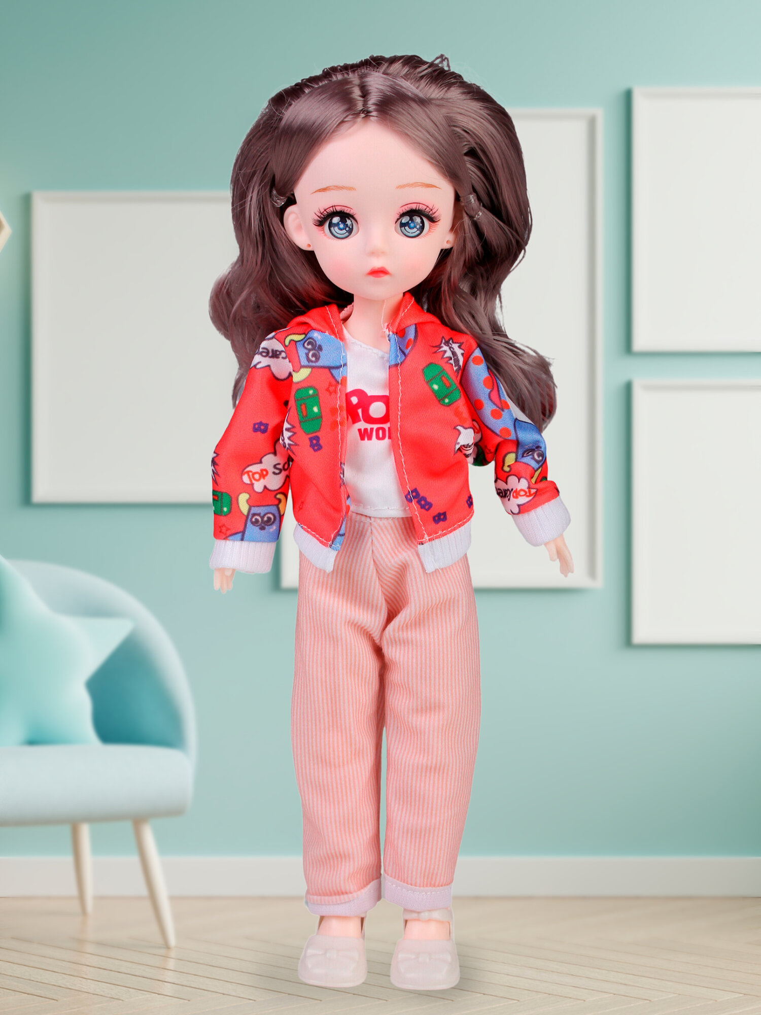 Кукла модельная Little Mania высота 30 см