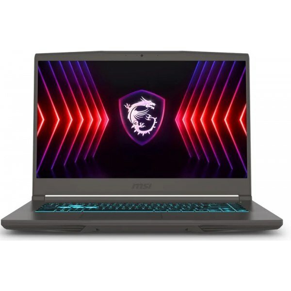 Ноутбук MSI Thin B12UCX-2633XRU 15.6", 9S7-16R831-2633, IPS, Intel Core i5 12450H 2ГГц, 8-ядерный, 16ГБ DDR4, 512ГБ SSD, NVIDIA GeForce RTX 2050 - 4 ГБ, Free DOS, серый
