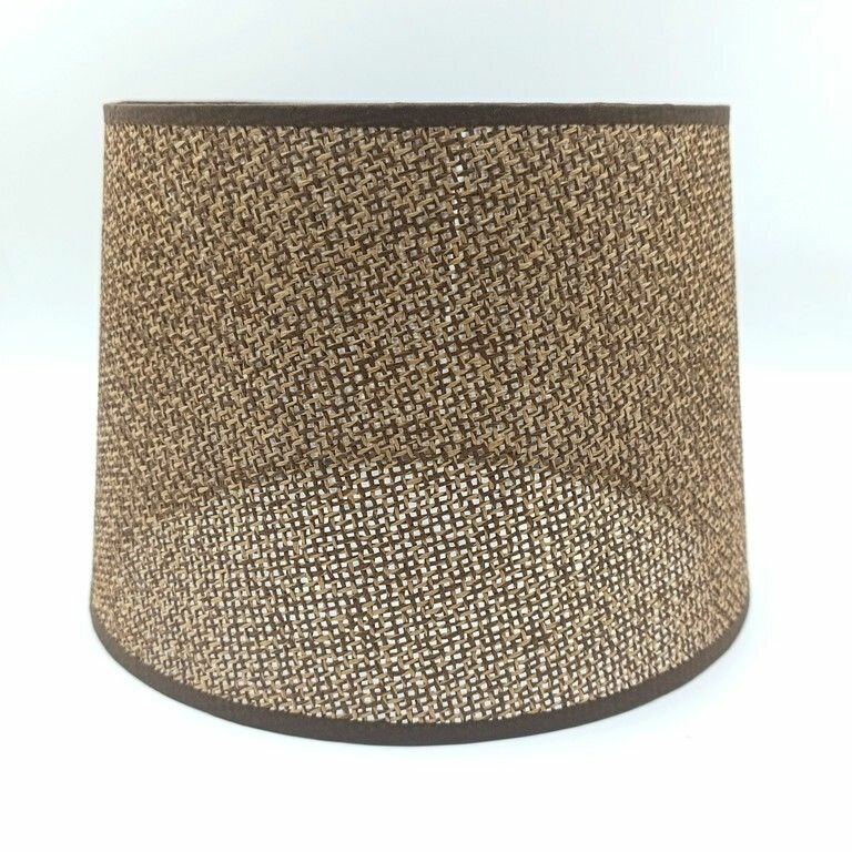 Абажур, CCK722 BRN, Абажур для настольной лампы, Размер - 300х250х210мм, Цвет - Коричневый, E27