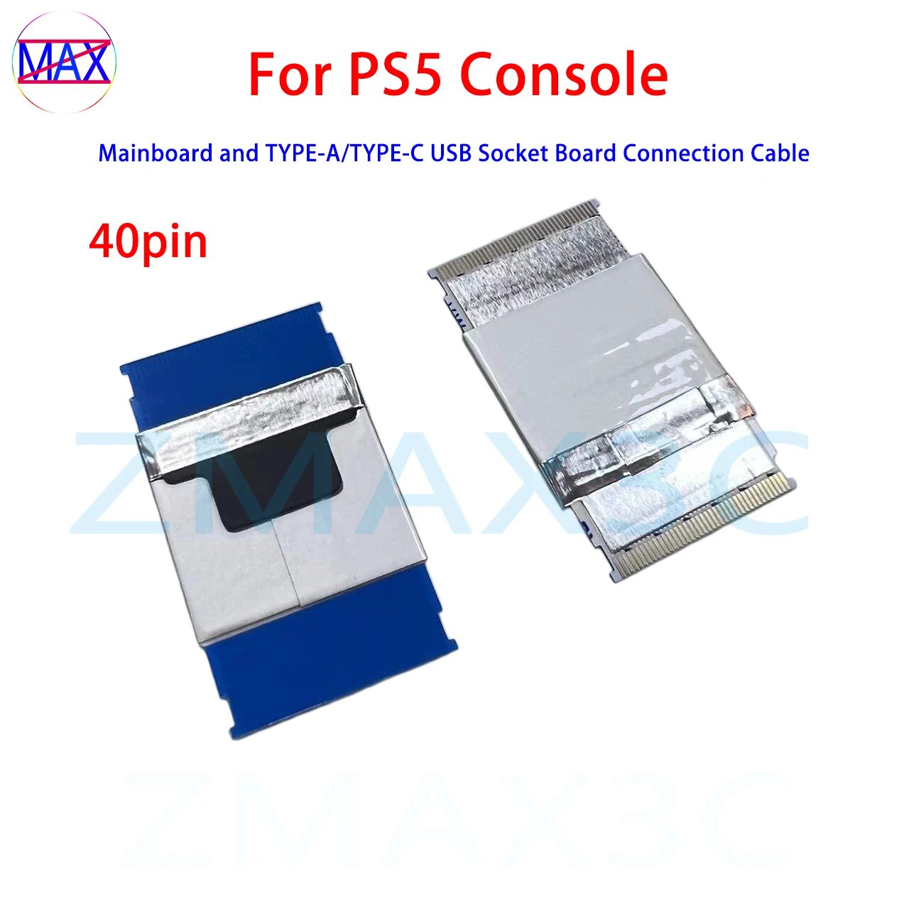 1 шт. для материнской платы консоли PS5 и разъем USB Type-A/Type-C, соединительный кабель, сменный гибкий кабель боковой платы, 40PIN