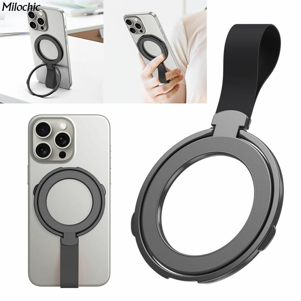 Магнитная застежка Magsafe fulcrum ring, держатель для мобильного телефона, с удобным силиконовым ремешком для рук--