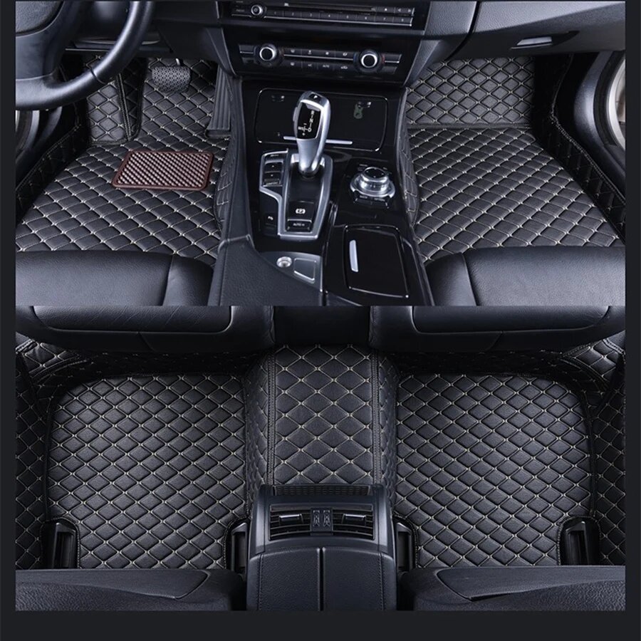 Автомобильные коврики на заказ для переднего и заднего пола для ChangAN X5 PLUS 2026 2025 2024, подушечки для ног, ковер, аксессуары для интерьера BLACK BEIGE