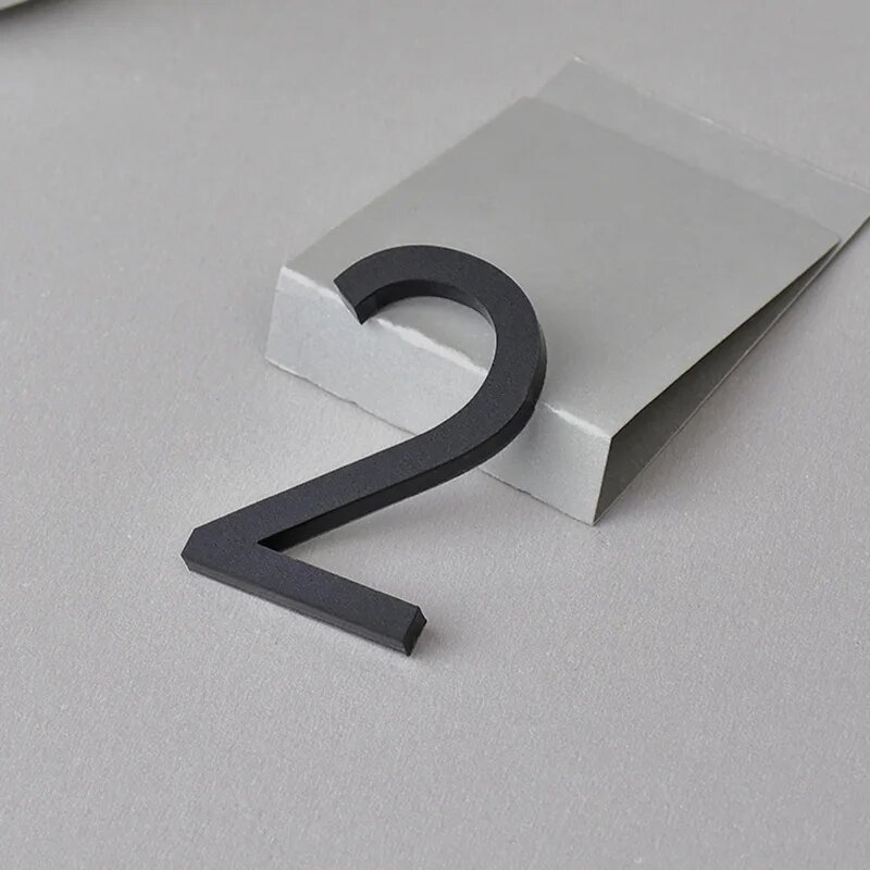 Самоклеящаяся дверная табличка с 3D цифрами, дверной номер для наружного дома, квартиры, табличка, почтовый ящик, адрес стикер с цифрами, знак