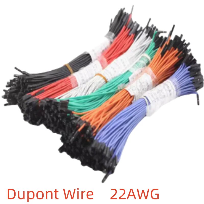 Силиконовые провода Dupont 1P 10/20/30 см 22awg для Arduino (10 шт) 20cm, Male to Male, 10PCS, Orange