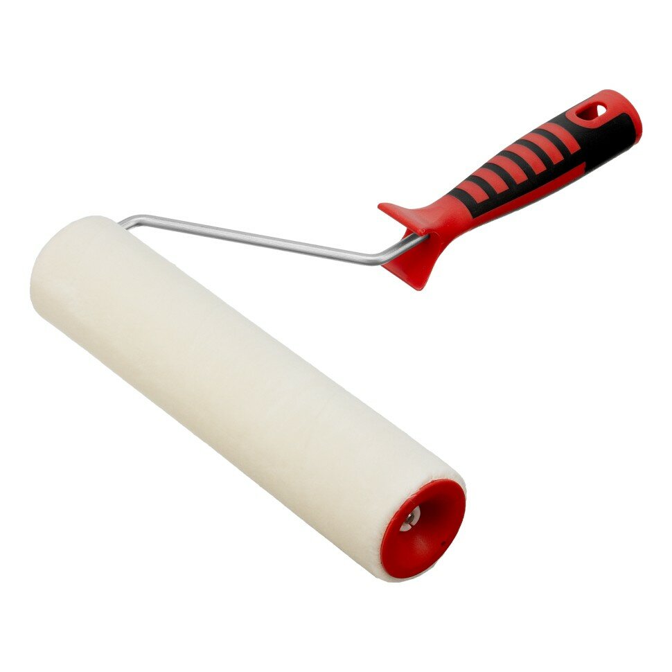 MATRIX Валик "Велюр" с двухкомпонентной ручкой, 250 мм, ворс 4 мм, D 48 мм, D ручки 6 мм, шерсть Matrix, ( 80663 )