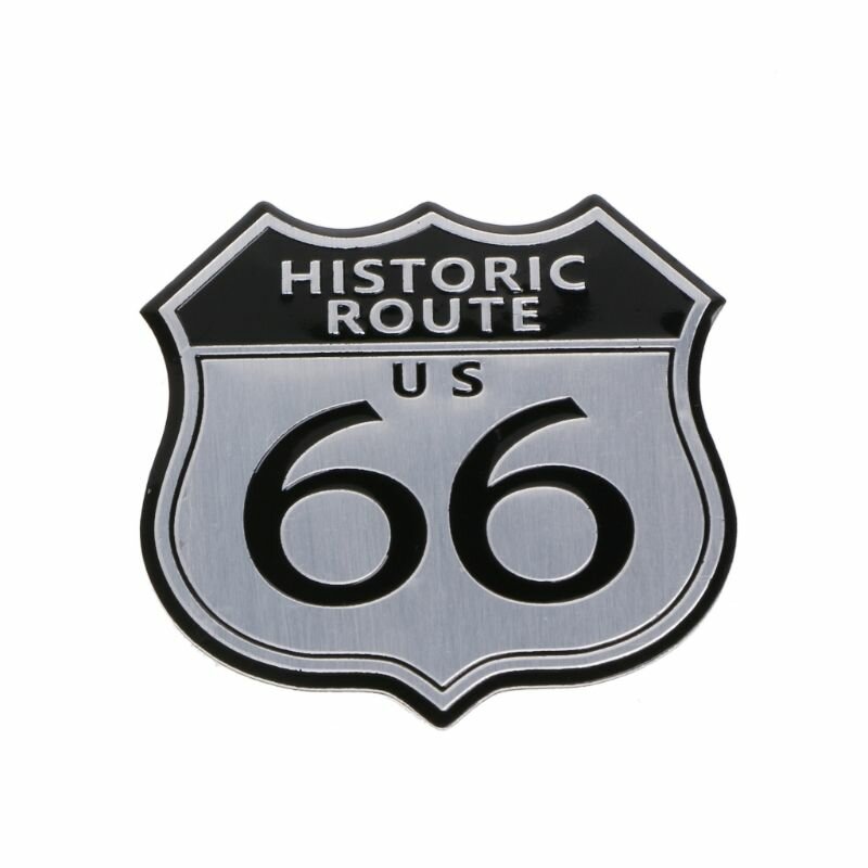 3D Наклейка Эмблема Авто Route 66