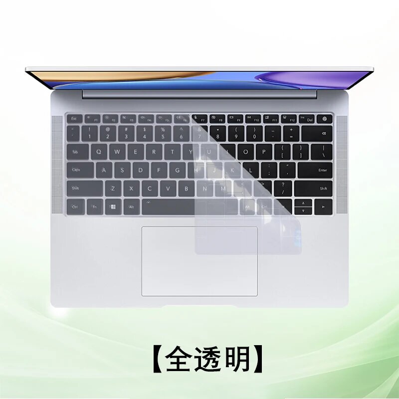 Силиконовый чехол для клавиатуры HONOR MagicBook X14 Pro / HONOR MagicBook V14 2024 clear