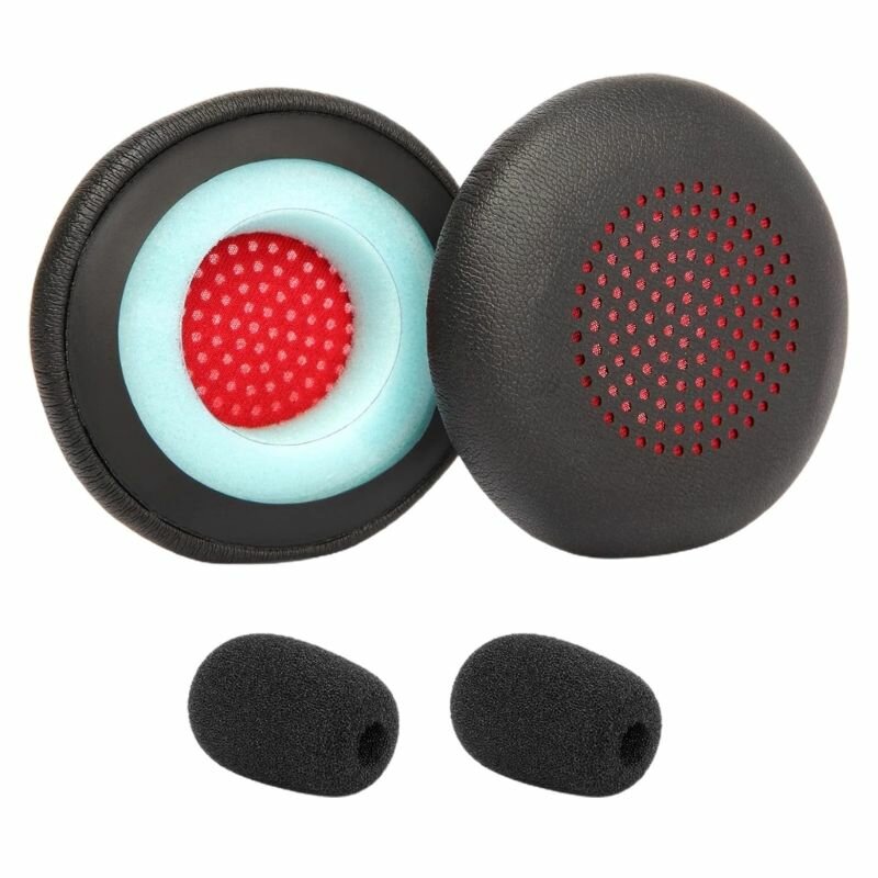 Сменные амбушюры из протеиновой кожи для наушников Plantronics Voyager Focus UC B825, подушечки для наушников