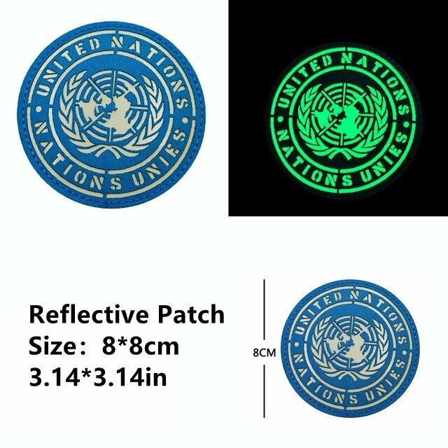 Тактическая нашивка с флагом мира ООН ЕС 7