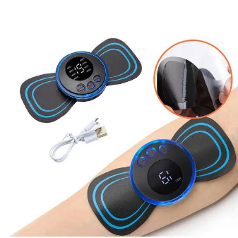 Портативный мини-электрический массажер для шеи - Массажер для шеи и спины Массажер для шеи и спины - Портативный перезаряжаемый массажер для всего тела для снятия боли Массажер для шеи