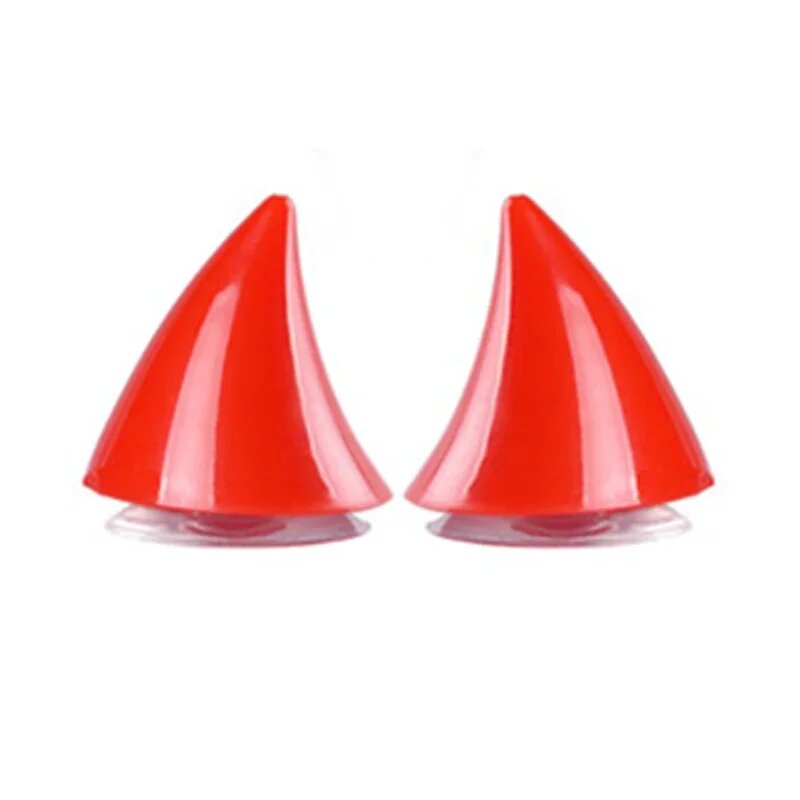 Автомобильный мотоциклетный шлем с рогом дьявола, украшение для шлема для мотокросса, Красный, 03