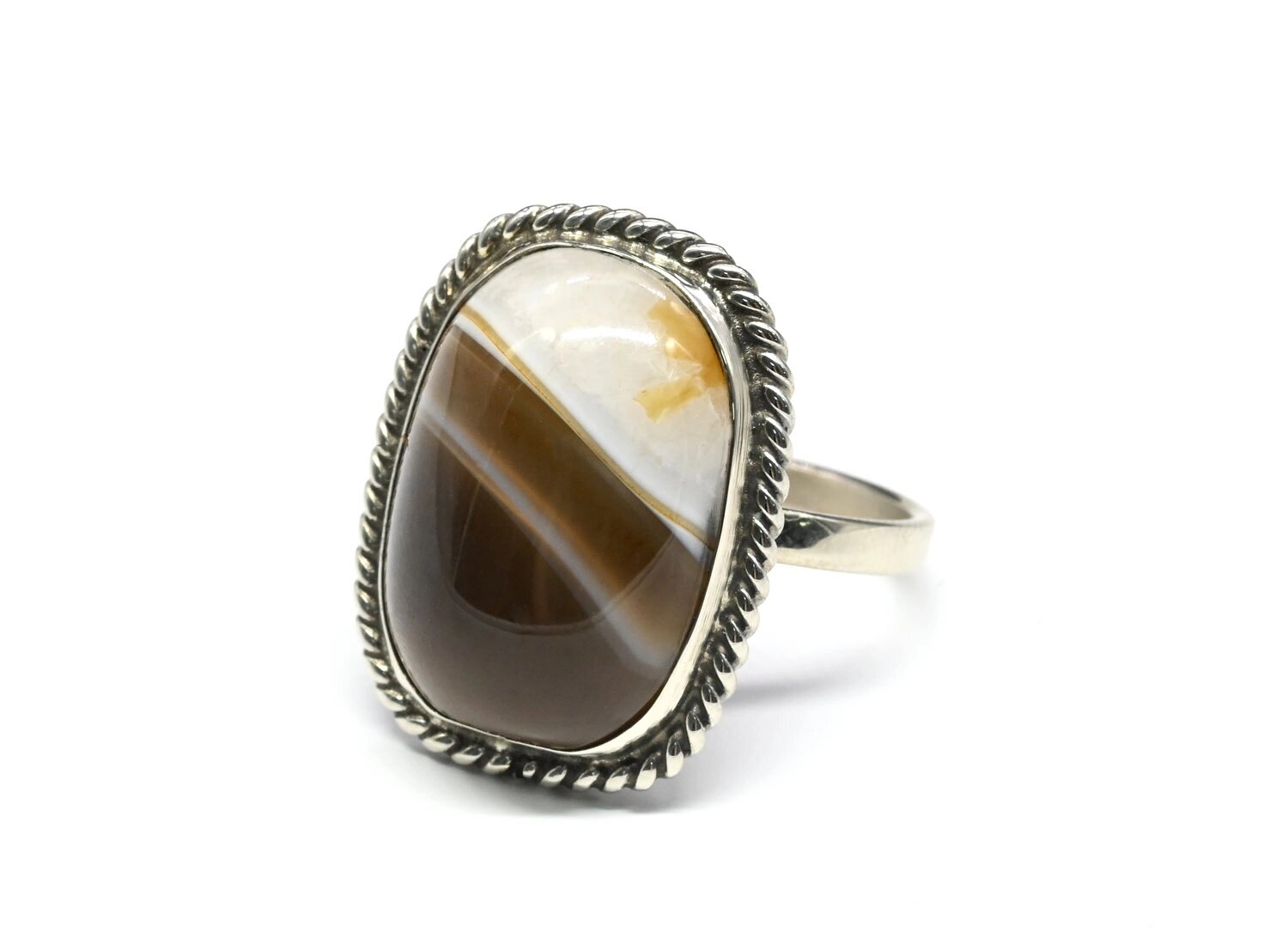 Кольцо, агат
