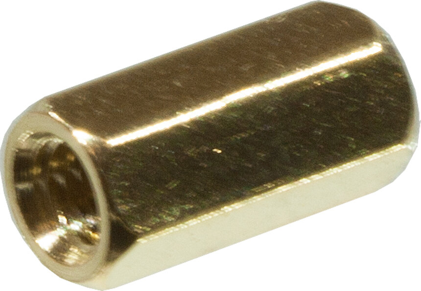 Стойка KLS L-KLS8-DBK-M3-E4.7-L10 М3 латунь шестигр. стойка для плат,1шт