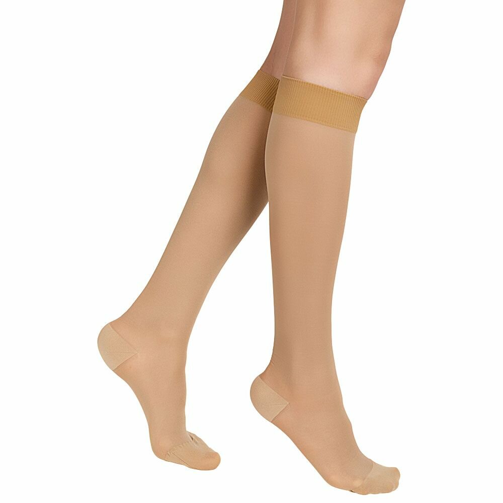 Гольфы медицинские компрессионные ORTO 315, светло-бежевый, Long, 1 класс компрессии, размер L