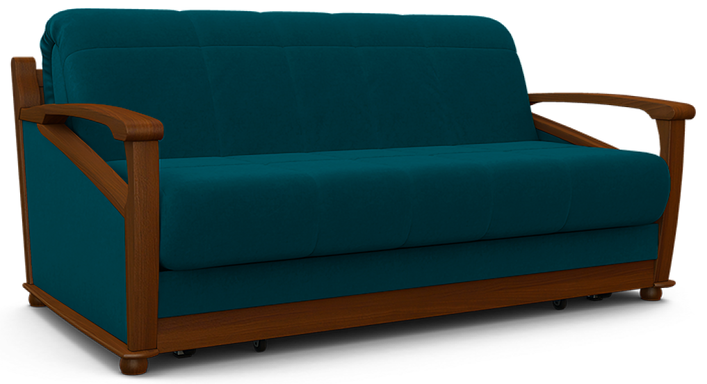 Диван Аккордеон массив, металлический каркас с ортопедическим основанием