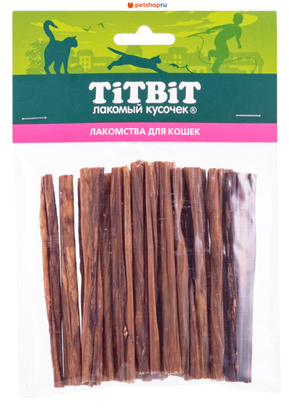 TiTBiT Кишки бараньи (для кошек), мягкая упаковка, 34 грамма