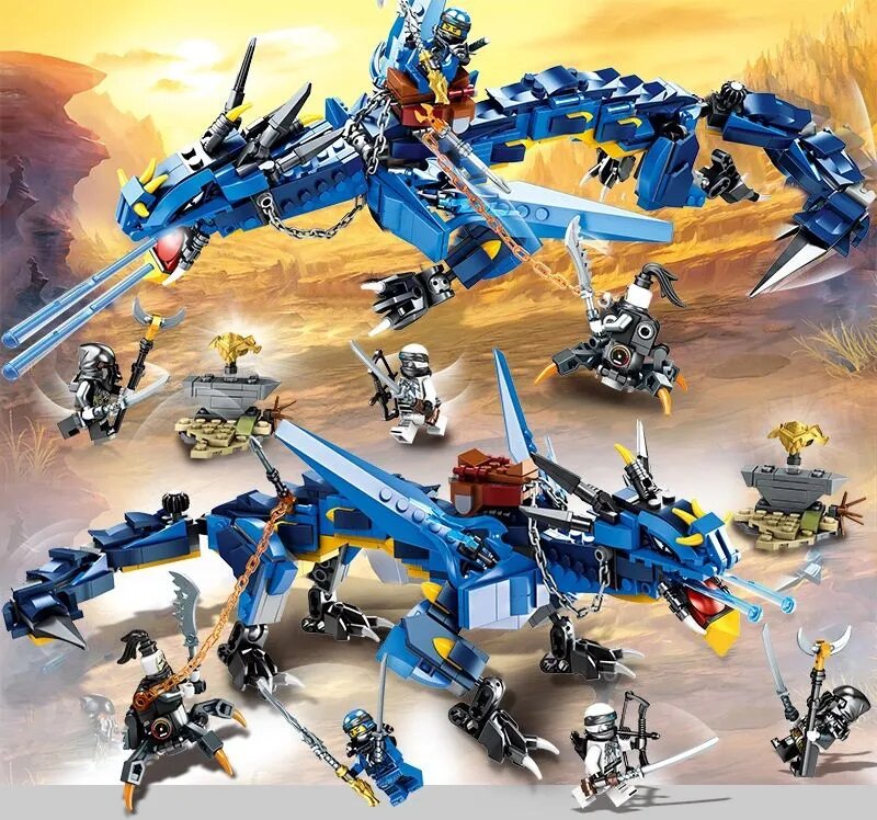 Набор фигурок Конструктора Ниндзяго / Phantom Ninja , Jay's Storm Dragon, совместим с легo конструкторами /511pcs