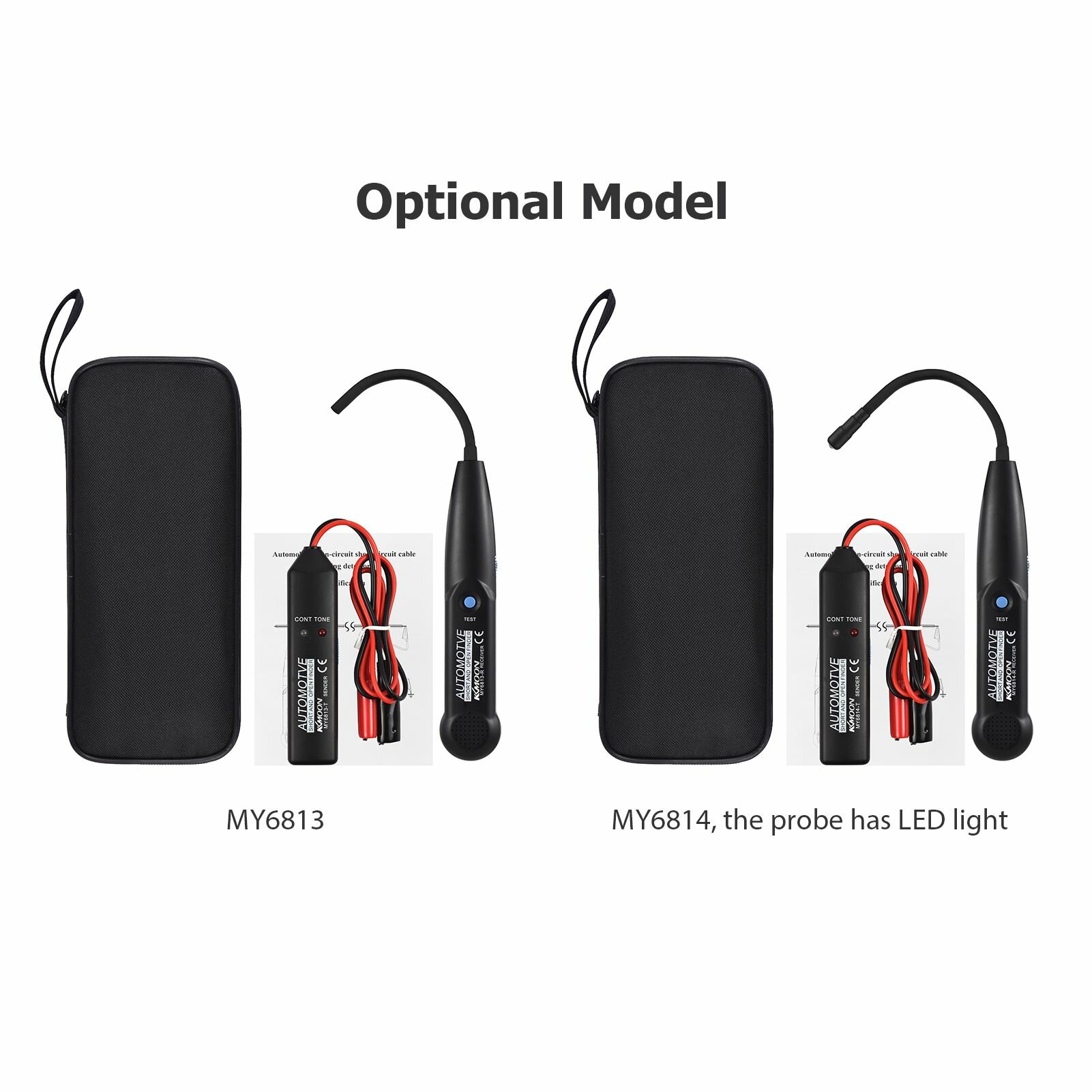 KKmoon MY6813: трекер обрывов проводов, тональный генератор, 3.5 мм разъем