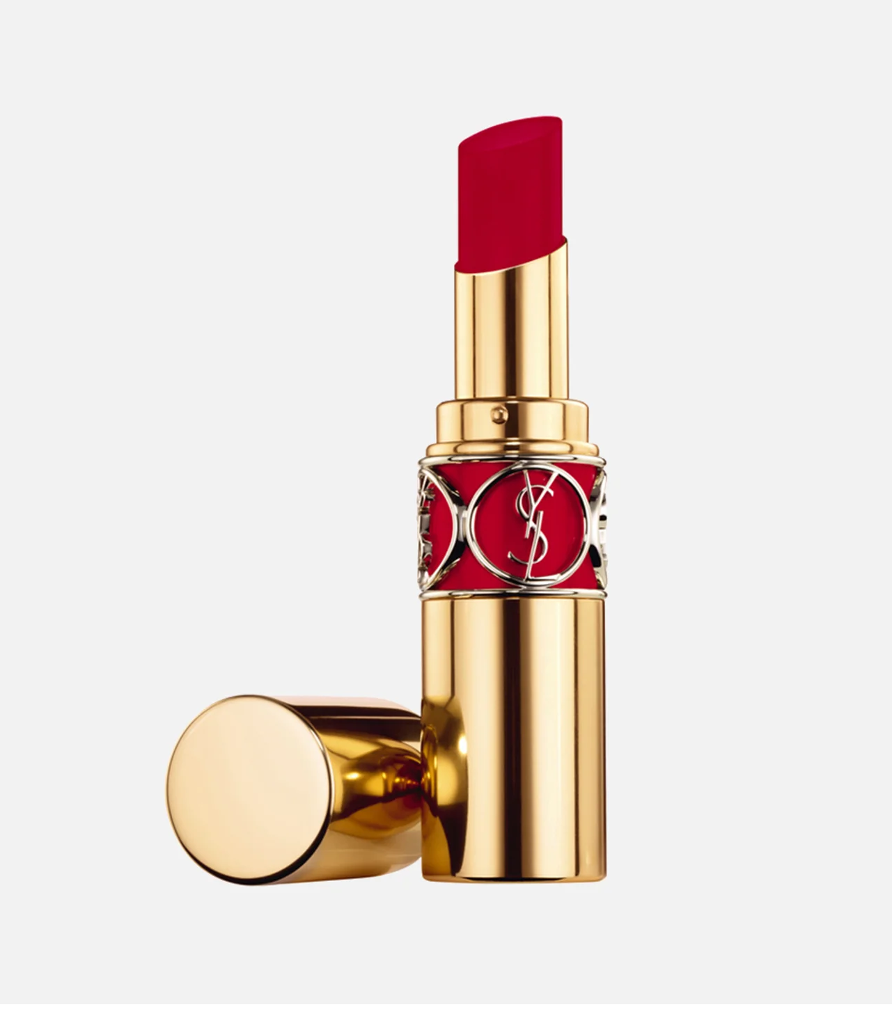 Помада-блеск для губ Yves Saint Laurent ROUGE VOLUPTE SHINE 3.2мл 101 Make it Burn Тестер прозрачный колпачок