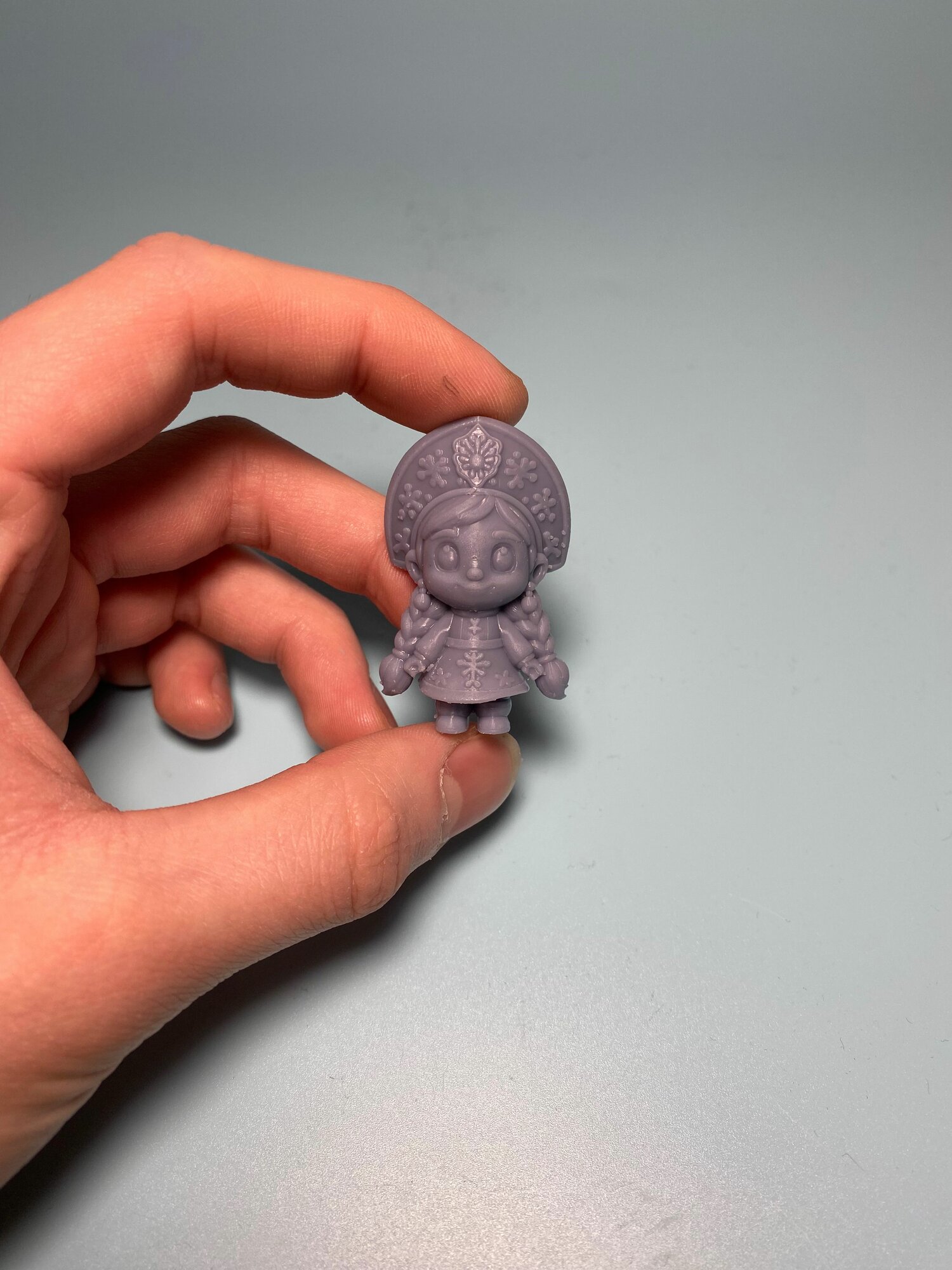 Миниатюра Снегурочка для покраски, 4.5 см