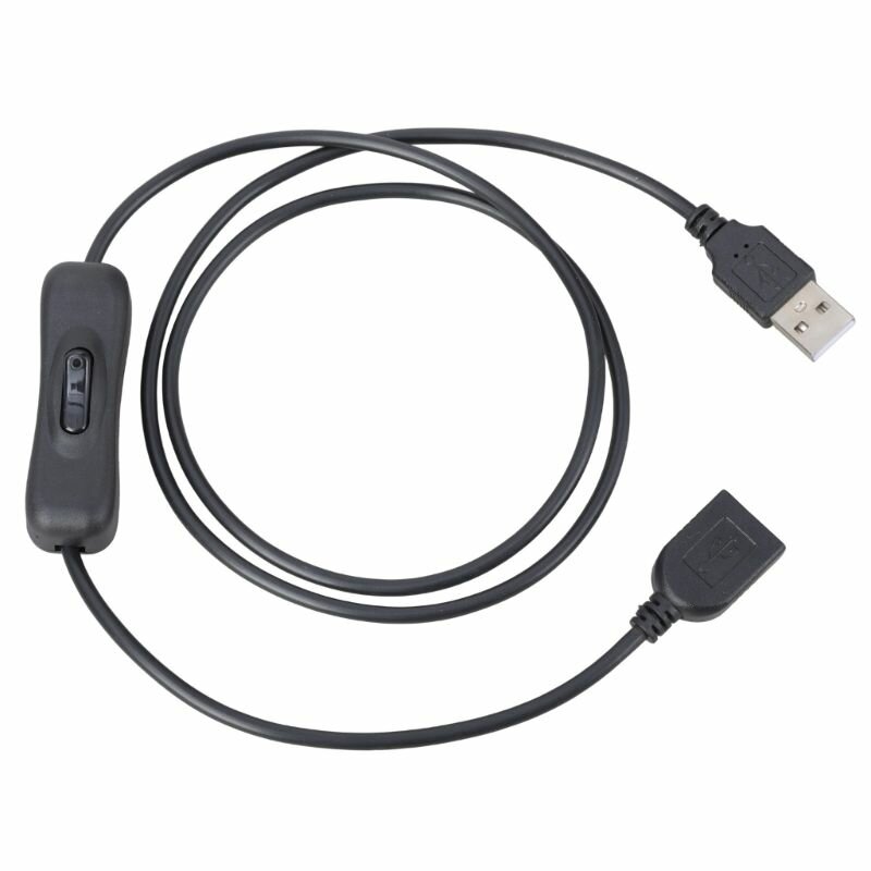 Кабель для передачи данных USB2.0 с переключателем, удлинительным кабелем мужчин и женщин, зарядным длиной 1 метр