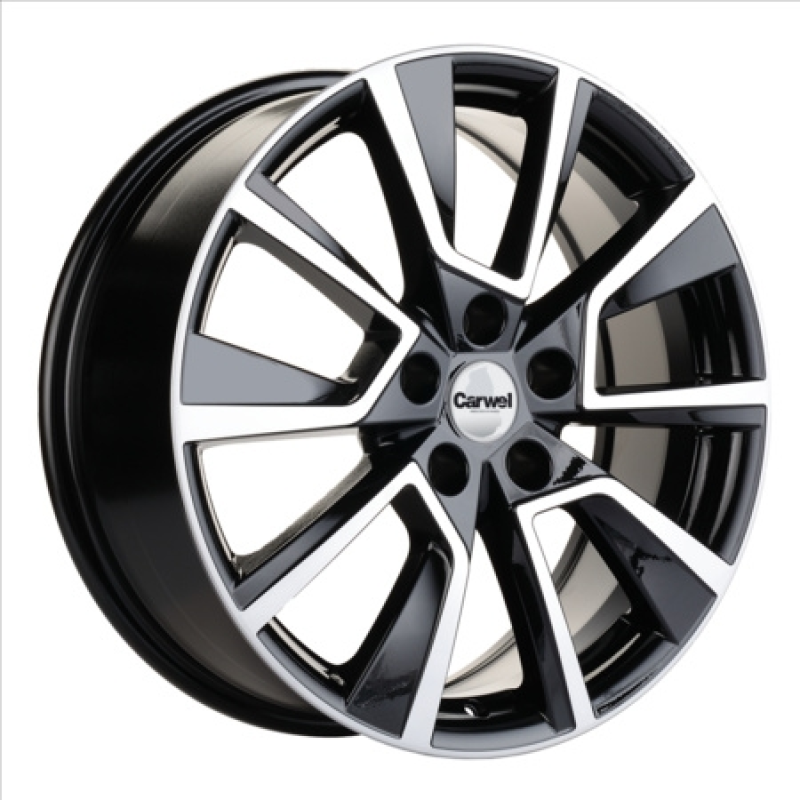 Диск колесный Khomen Wheels KHW1802 (Coolray) 7,0x18 5x114,3 Dia54.1 ET50 цвет Black-FP
