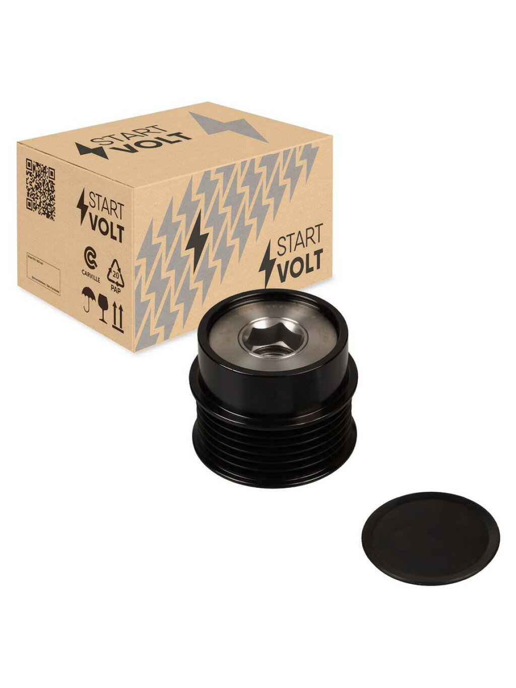 Шкив с обгонной муфтой генератора STARTVOLT SGP 0504