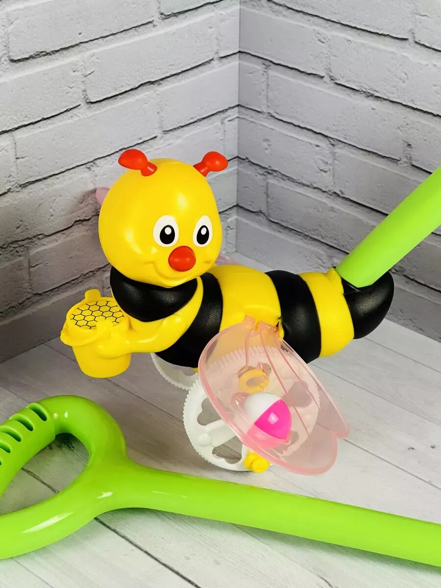 Игрушка каталка "Пчелка" Stellar, пластик, звуковые эффекты, для детей от года — фото 1