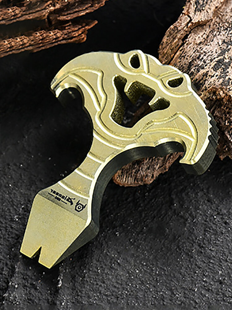 Многофункциональный лом из титанового сплава, EDC-инструмент, золото