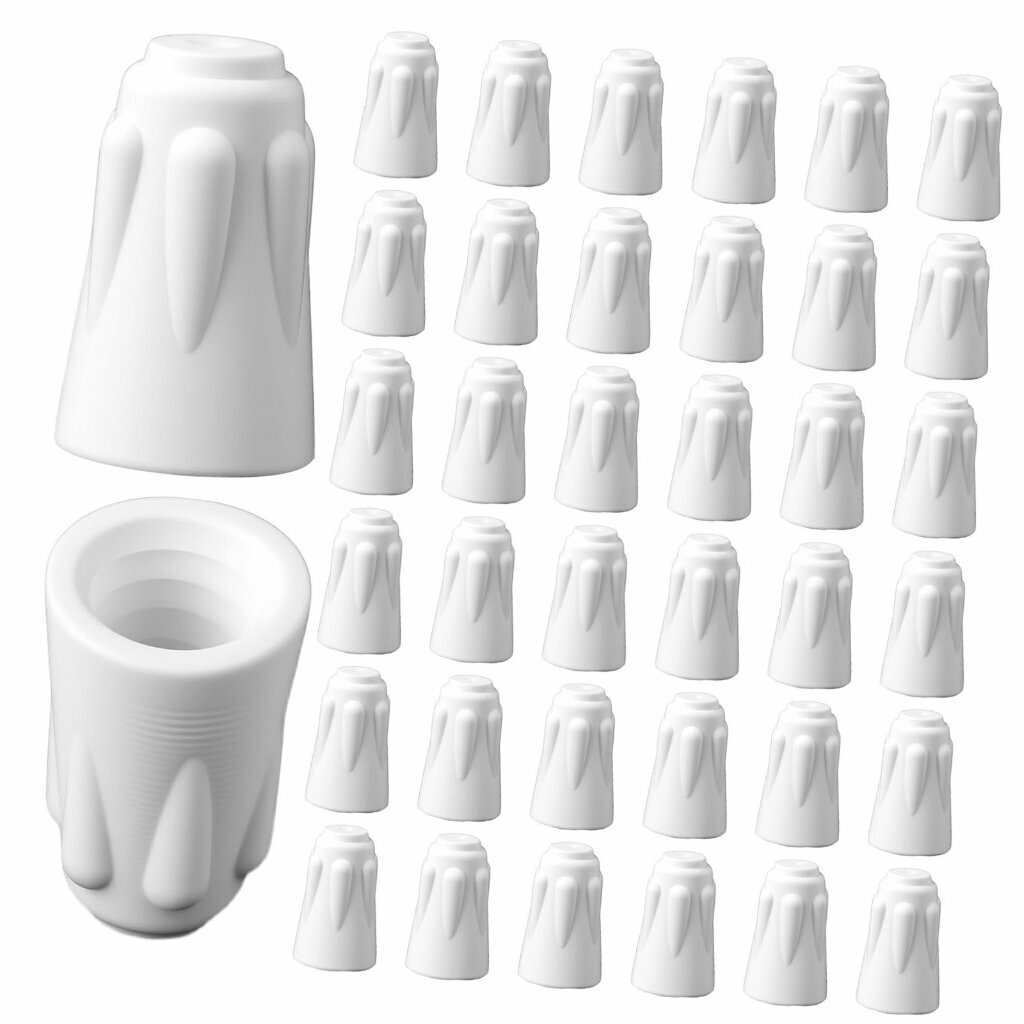 100шт Термостойких керамических проволочных гаек, Безопасный закручивающийся колпачок для нагревателей, Быстрое подключение