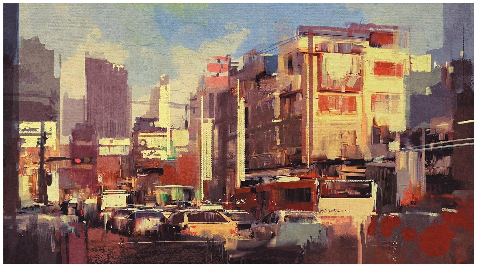 Супермоющиеся антивандальные фотообои Антимаркер, Ретро, 2-А-288, 270х150 см