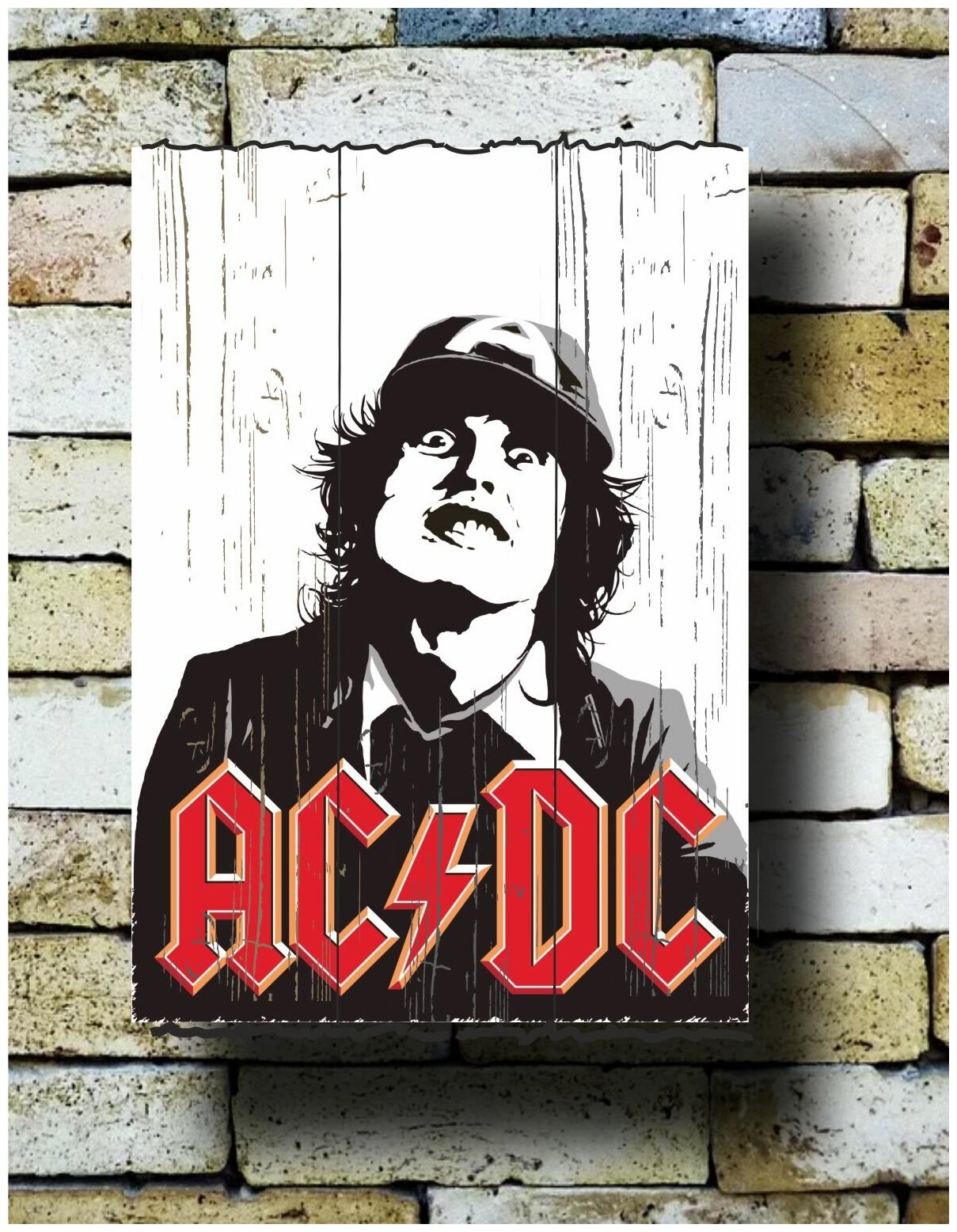 Картина на досках 'AC/DC'